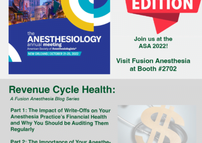 Special Edition - ASA 2022 - Anesthesia Billing Services | Fusion ...