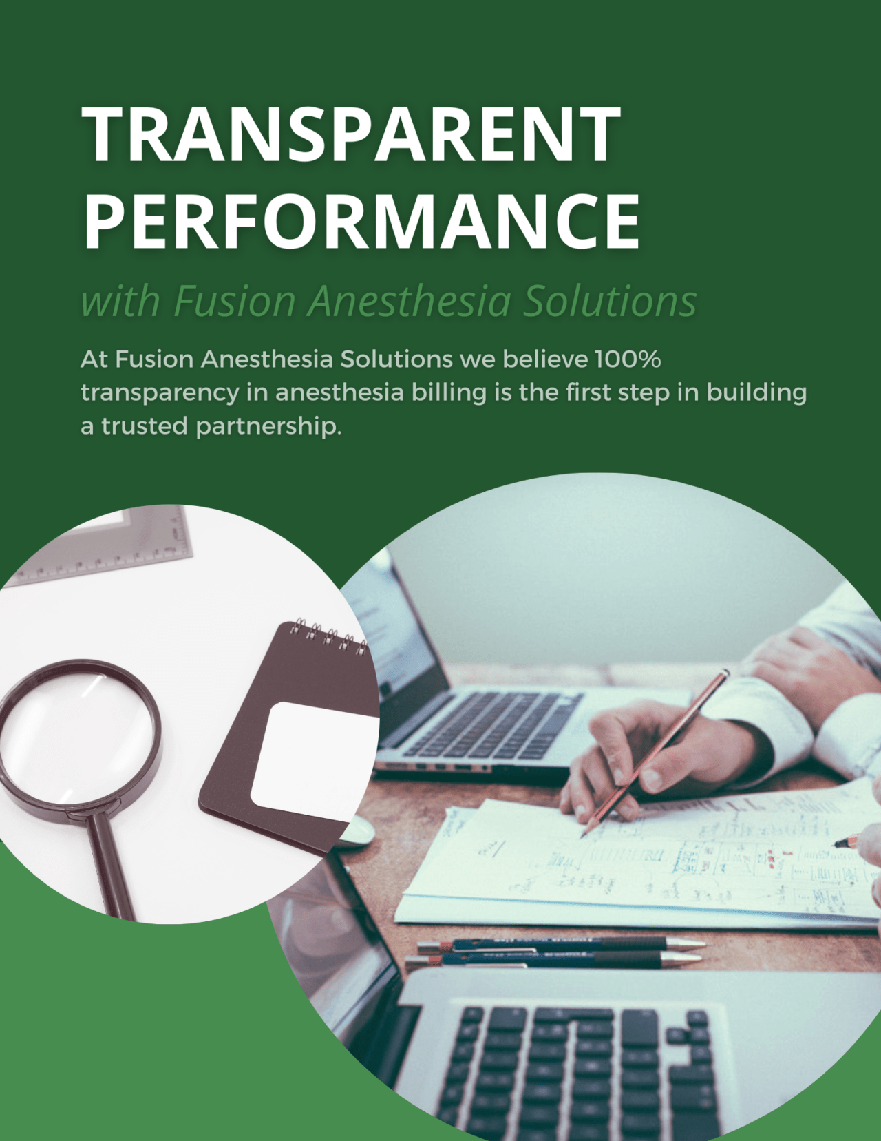 Transparent Performance in Anesthesia Billing